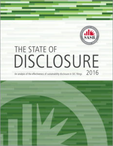 New Report SASB is First to Benchmark Sustainability Disclosures in SEC ...