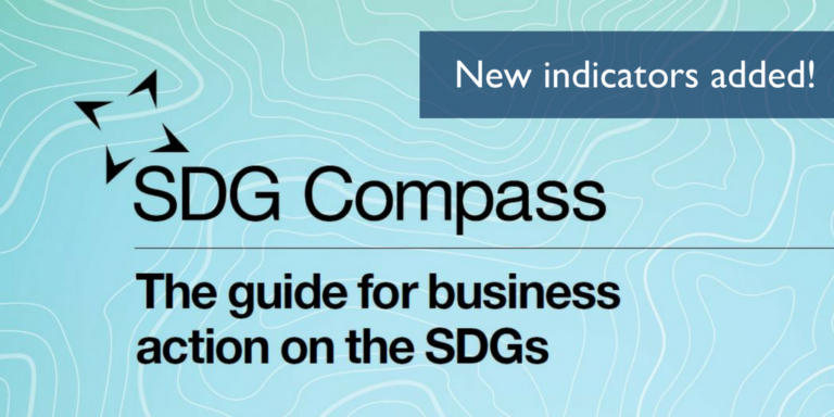 The SDG Compass: New indicators available for more meaningful ...