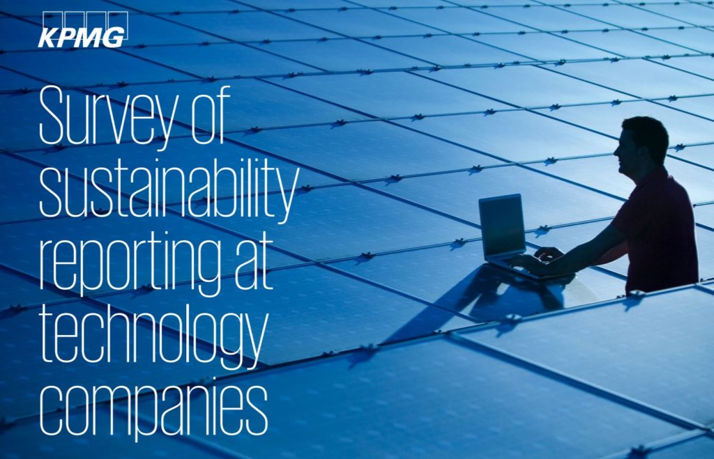 KPMG releases study of sustainability reporting at technology companies ...