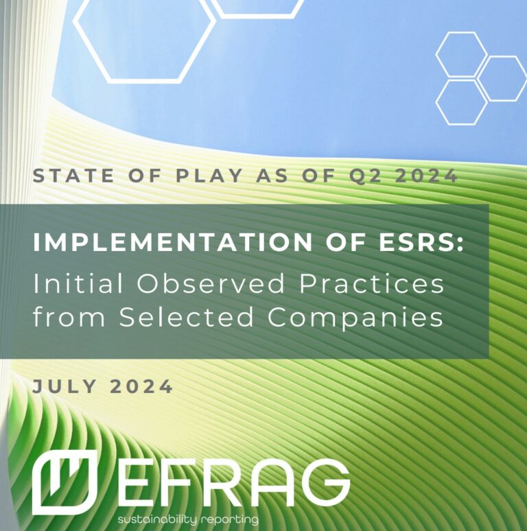 EFRAG Releases Study on Early Implementation of ESRS – Sustainability ...